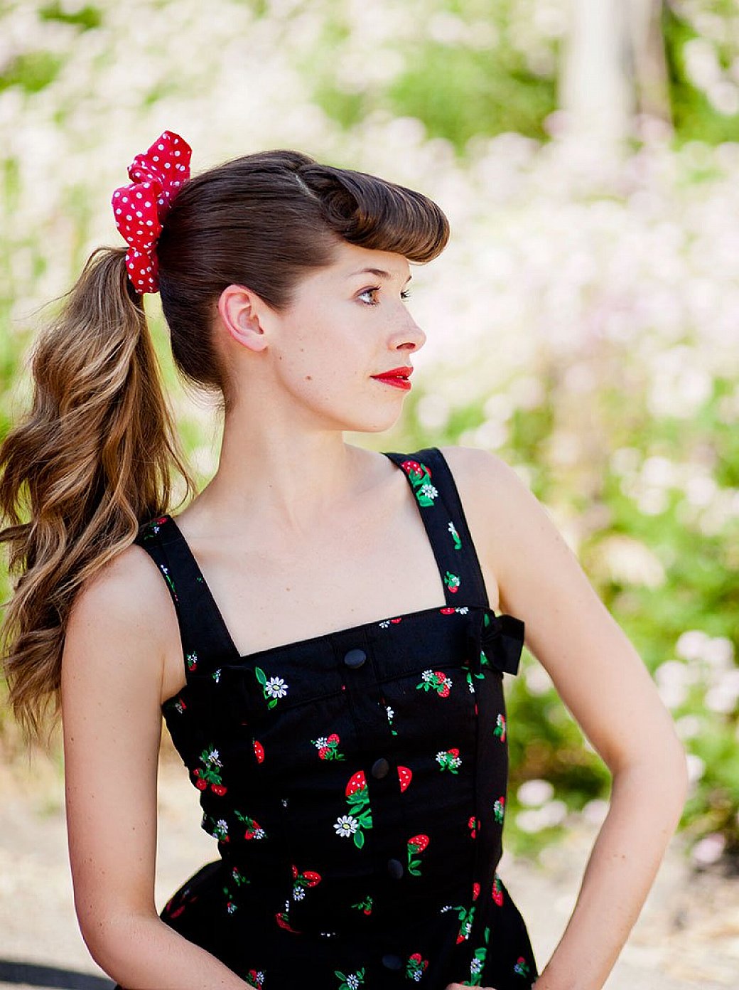 18 Best Easy To Make Pin-Up Hairstyles With Bangs That Scream Out Loud ...
