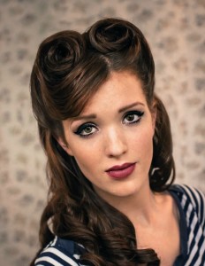 18 Best Easy To Make Pin-Up Hairstyles With Bangs That Scream Out Loud ...