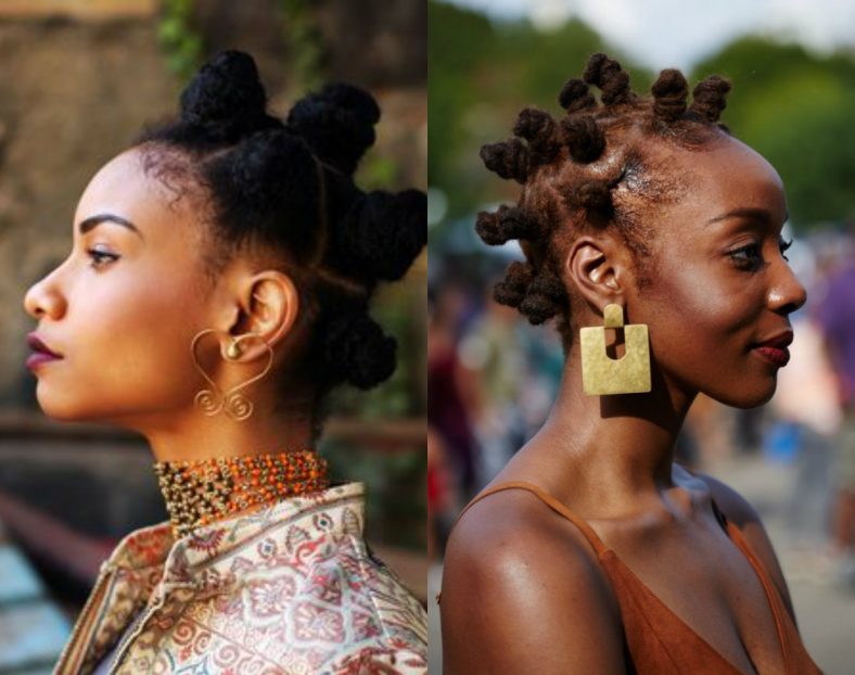 Bantu knots – 24 efficient ways to tame your curly hair to soft waves ...