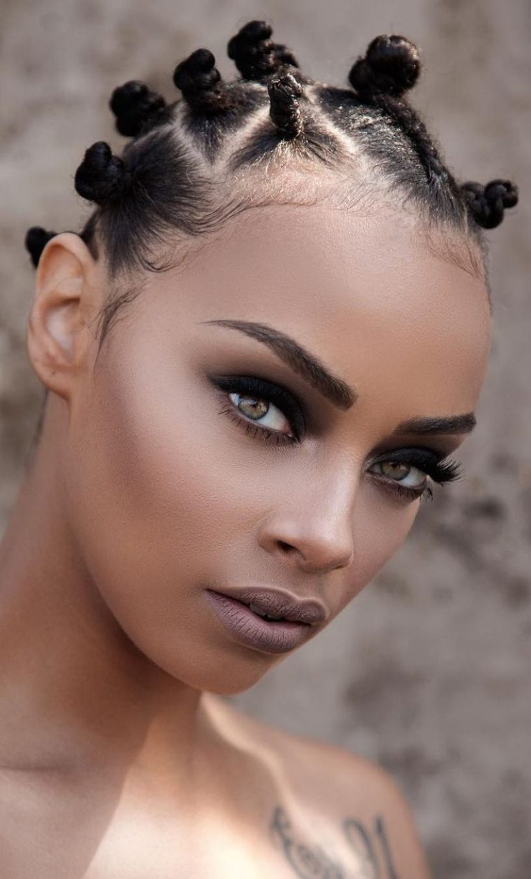 Bantu knots – 24 efficient ways to tame your curly hair to soft waves ...